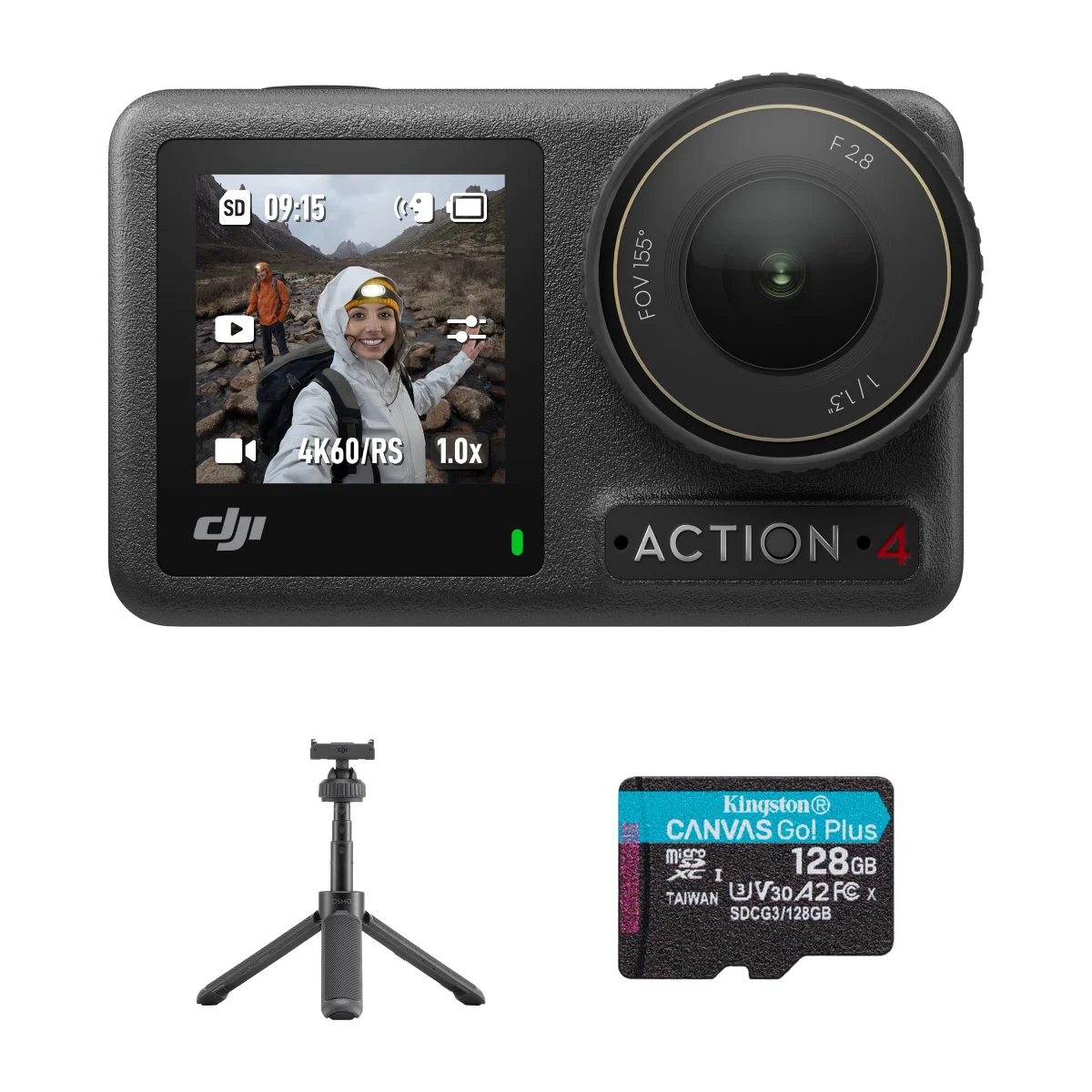 DJI Osmo Action 4 Action Camera Bundle $199.99